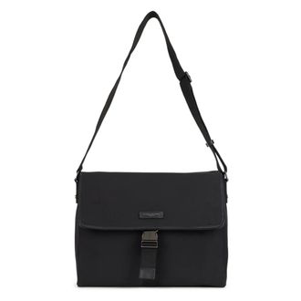 Gianni Chiarini Sac besace avec rabat et fermeture &agrave; boucle - Homme - Sacs - Noir - Taille: ONE Size