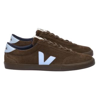 Veja Braune Sneakers mit Wei&szlig;en Details - - Shoes - Damen - Braun - 39 EU