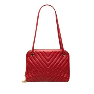 Chanel Pre-owned Quilted Lambskin Shoulder Bag - - Pre-owned - Damen - Rot - ONE SIZE