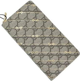 Gucci unisex, Pre-owned, Beige, Taille: ONE Size Pre-owned Long wallet (bi-fold)