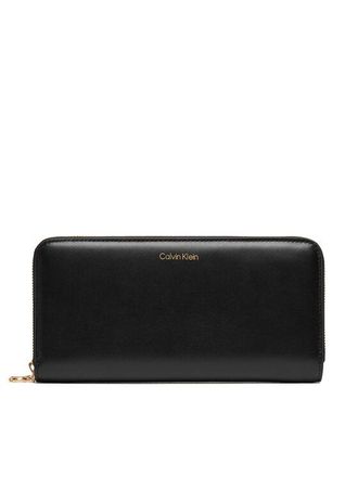 Calvin Klein Geldb&ouml;rse Ck Large Zip Around LV04F1093G Schwarz