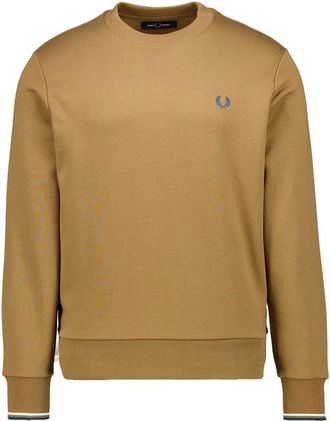 Fred Perry Herren Sweatshirt braun unifarben