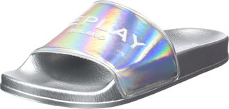 Replay Damen UP W-Rockville Hausschuh, 045 Platin, 35 EU