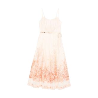 Zimmermann Wanderlust Corset Midi Dress - - Dresses - Damen - Mehrfarbig - 2XS