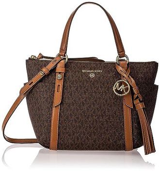 Michael Kors Nomad, Sac à Main Femme, Noir, M