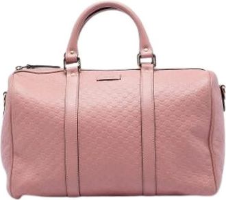 Gucci Pre-owned Cuir sacs-gucci - Femme - Pre-owned - Rose - Taille: ONE Size