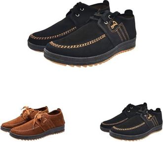 Generic Baskets &agrave; enfiler pour homme - Chaussures daffaires - Semelle antid&eacute;rapante - Confortables - D&eacute;contract&eacute;es - Semelle plate imperm&eacute;able - Chaussures de