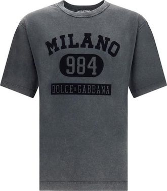 Dolce & Gabbana Milano 984 Druck T-Shirt