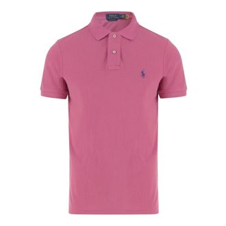 Polo Ralph Lauren Homme, Tops, Rose, Taille: L Polo en coton avec logo