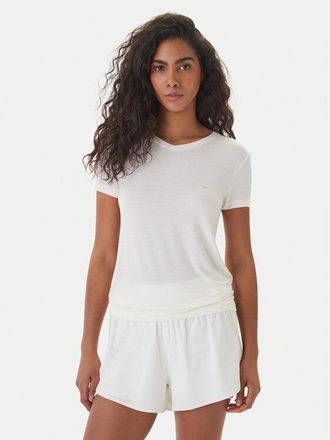 Emporio Armani T-Shirt EW000409 AF19024 U1131 Wei&szlig; Regular Fit