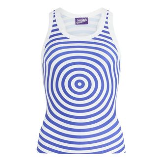 Jean Paul Gaultier Target Tank Top - - Tops - Damen - Blau - S
