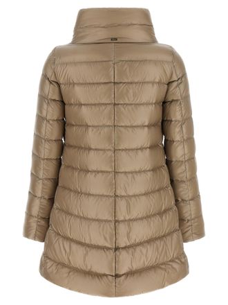 Herno Womens Beige Polyamide Full-Length Jacket Clothing