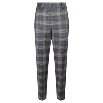 PESERICO Slim Fit Hosen - - Trousers - Damen - Grau - M