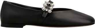 Roger Vivier Femme, Chaussures, Noir, Taille: 37 EU Efflorescence Mary Jane