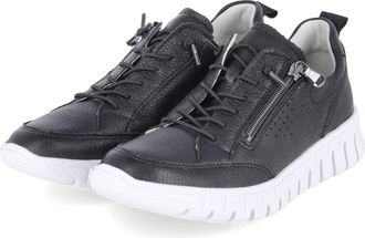 Waldl&auml;ufer 916003-169/001 orthop&auml;discher Schn&uuml;rhalbschuh Glattleder Damen in schwarz - Gr. 39,5