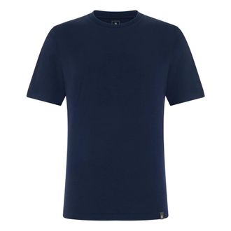 Boggi Milano Homme, Tops, Bleu, Taille: XL T-shirt en coton/Tencel
