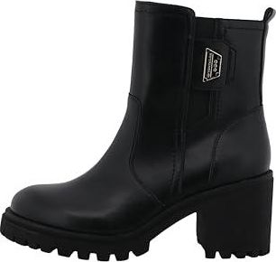 Tom Tailor Femme 6390440010 Bottine, Noir, 36 EU