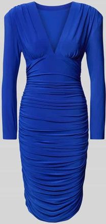 Norma Kamali Midikleid mit Raffungen