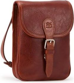 IL BISONTE Sac &agrave; main port&eacute; crois&eacute; en cuir