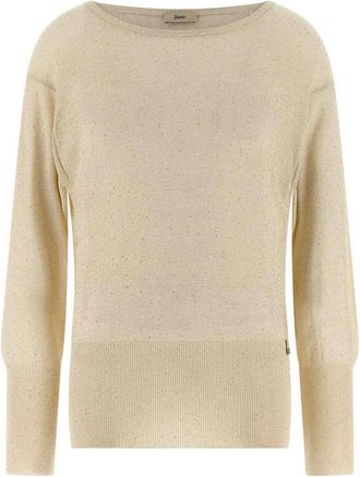 Herno Pull Col Rond - Beige