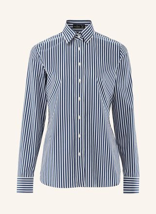 van Laack Van Laack Bluse Modern Fit blau