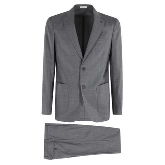 Breras Milano Breras, Homme, Costumes, Gris, Taille: L Cremona Single-Breasted Suit