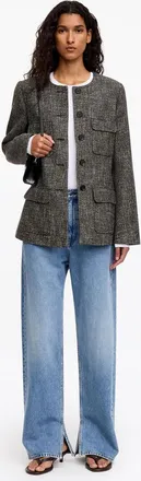 Arket Utility-Jacke Aus Wolle Und Baumwolle -Braun