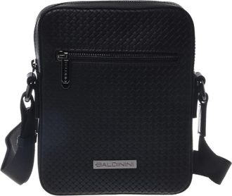 Baldinini Homme, Sacs, Noir, Taille: ONE Size Sac bandouli&egrave;re &agrave; imprim&eacute; tiss&eacute;