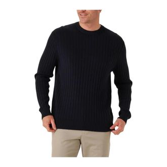 Profuomo Wollmischung Crew Neck Pullover - - Knitwear - Herren - Blau - XL