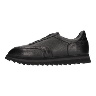 Doucal's Leder-Slipper-Sneaker - - Shoes - Herren - Schwarzk - 42 1/2 EU