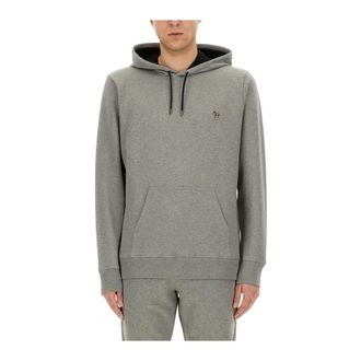 Paul Smith Zebra Detail Hoodie - - Sweatshirts & Hoodies - Herren - Grau - L