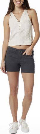 Unionbay Damen Darcy Stretch 12,7 cm Schrittlänge Lässige Shorts, Galaxy Grau, 32