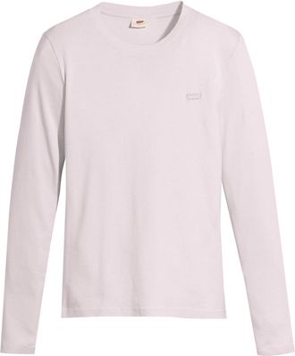 Levi's Damen Long-Sleeve Baby Tee Mauve Chalk XS