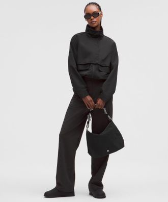 lululemon Daydrift Hose mit geradem Bein und hohem Bund Kurz für Frauen - Größe 2XS in Black