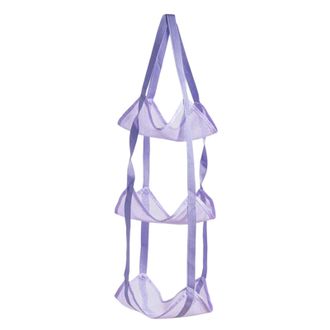 Generico Ball-Aufbewahrungsregal, 4 Ebenen, Ballst&auml;nder f&uuml;r Fu&szlig;b&auml;lle, mehrschichtige, platzsparende Wandhalterung, vertikale Basketballst&auml;nder f&uuml;r B&auml;lle, f&uuml;r F