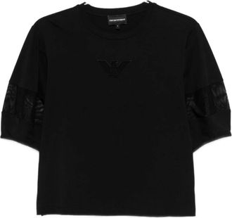 Emporio Armani Femme, Tops, Noir, Taille: 42 FR T-Chemises