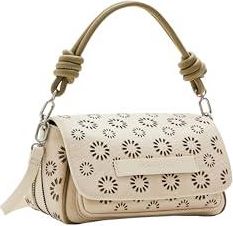 Desigual Bols_amorina 24 Tro, Accessories PU Across Body Bag Femmes, Blanc, Taille Unique