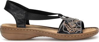 Rieker Sandalen Rieker 608B9-00 Schwarz