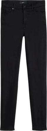 7 For All Mankind Femme, Jeans, Noir, Taille: W28 High Waist Skinny