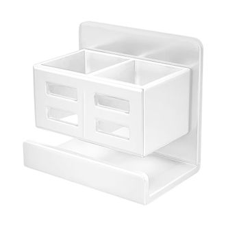 Generico Badezimmer- : Schwebendes WC- ohne Bohren, 11 &times; 9,8 &times; 6,8 cm Design mit robustem Griff zur Wandmontage, ideal zur Aufbewahrung &uuml;ber der Toilette, Inne