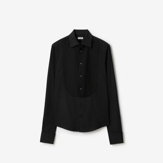 Burberry Chemise de smoking slim en coton, Size: 41