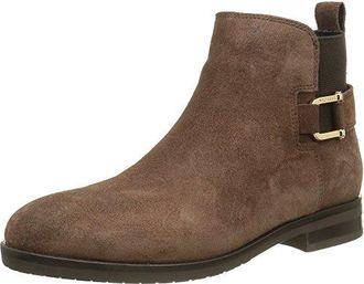 Tommy Hilfiger Femme B1285erry 17b Bottes à Tige Courte, Braun Coffee 211, 42 EU