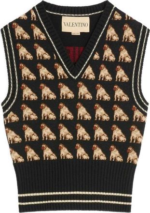 Valentino Garavani Gilet - Noir