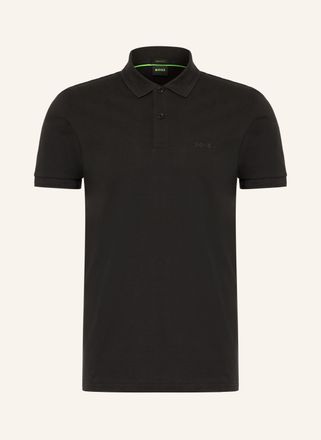 HUGO BOSS Piqu&eacute;-Poloshirt Pio schwarz