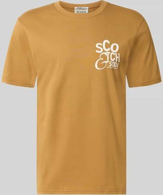 Scotch & Soda Regular Fit T-Shirt mit Logo-Print