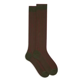Gallo Gallo, Homme, Sous-v&ecirc;tements, Multicolore, Taille: M Longues Chaussettes C&ocirc;tel&eacute;es