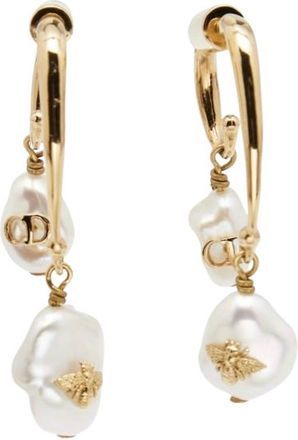 Dior Faux Pearl Drop Earrings