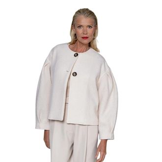 Chie Mihara Cousin Coat - - Jackets - Damen - Wei&szlig; - M