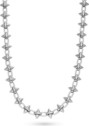 Liebeskind BERLIN Necklace - Halskette aus Edelstahl - Silber - Gliederkette verstellbar bis 50 cm - wasserfest & hautfreundlich