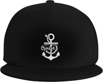 Generic Ma Premi&egrave;re Croisi&egrave;re Homme Femme Strapback Cap Respirant Chapeaux Pare-Soleil Protection Solaire Casquette De Baseball pour Sport Hip Pop Adulte